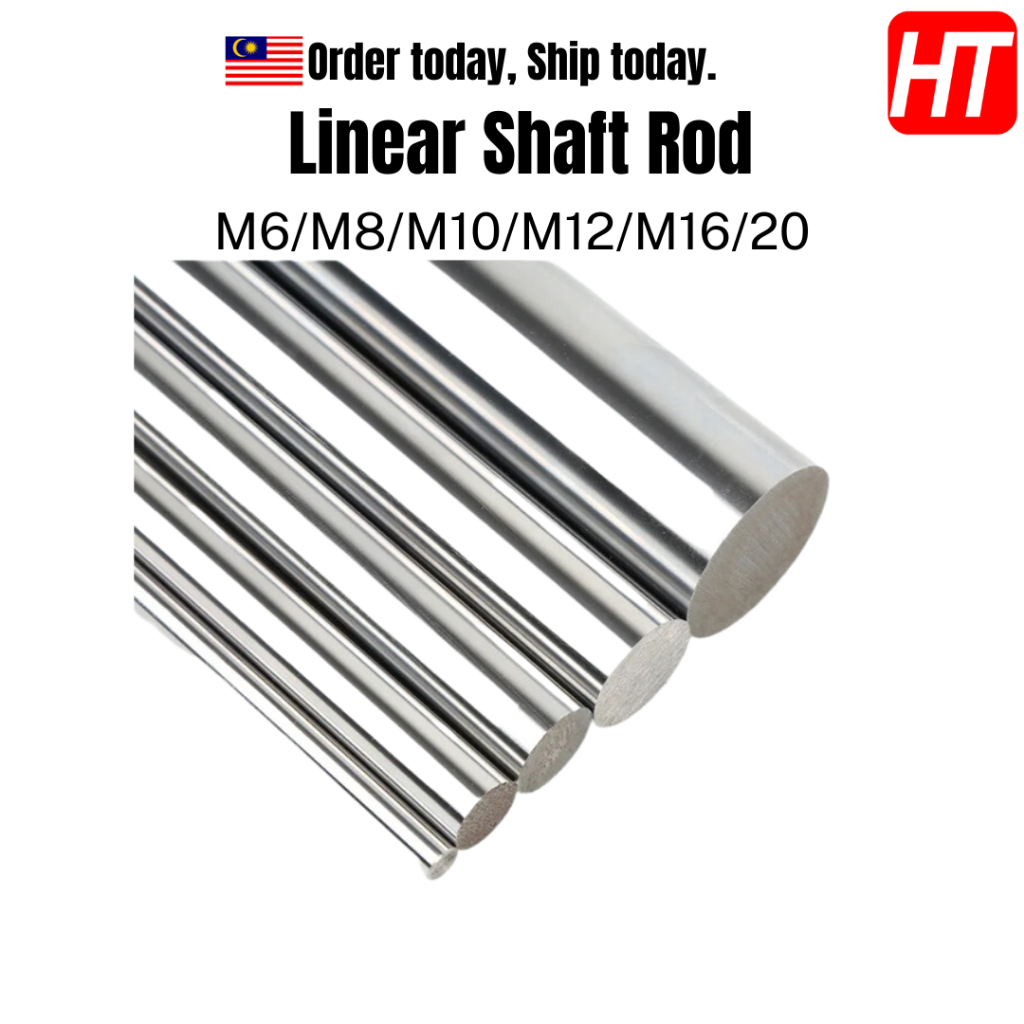 [1PC] Harden Linear Shaft Rail Cylinder Chrome Plated Smooth Shaft ...