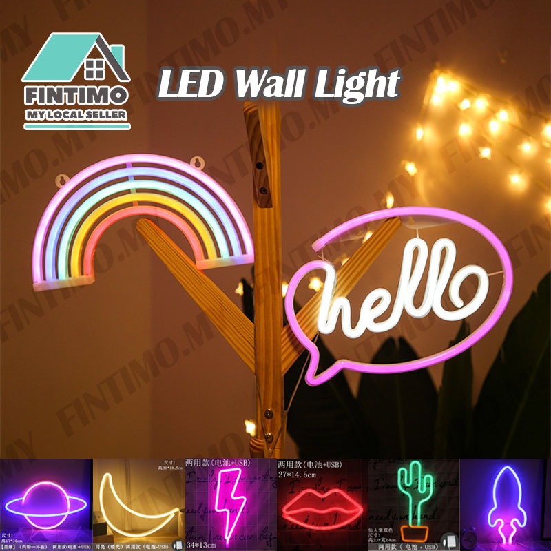 【MY】Neon Sign Led Neon Light for Wall Decor USB Powered Led Neon Signs ...