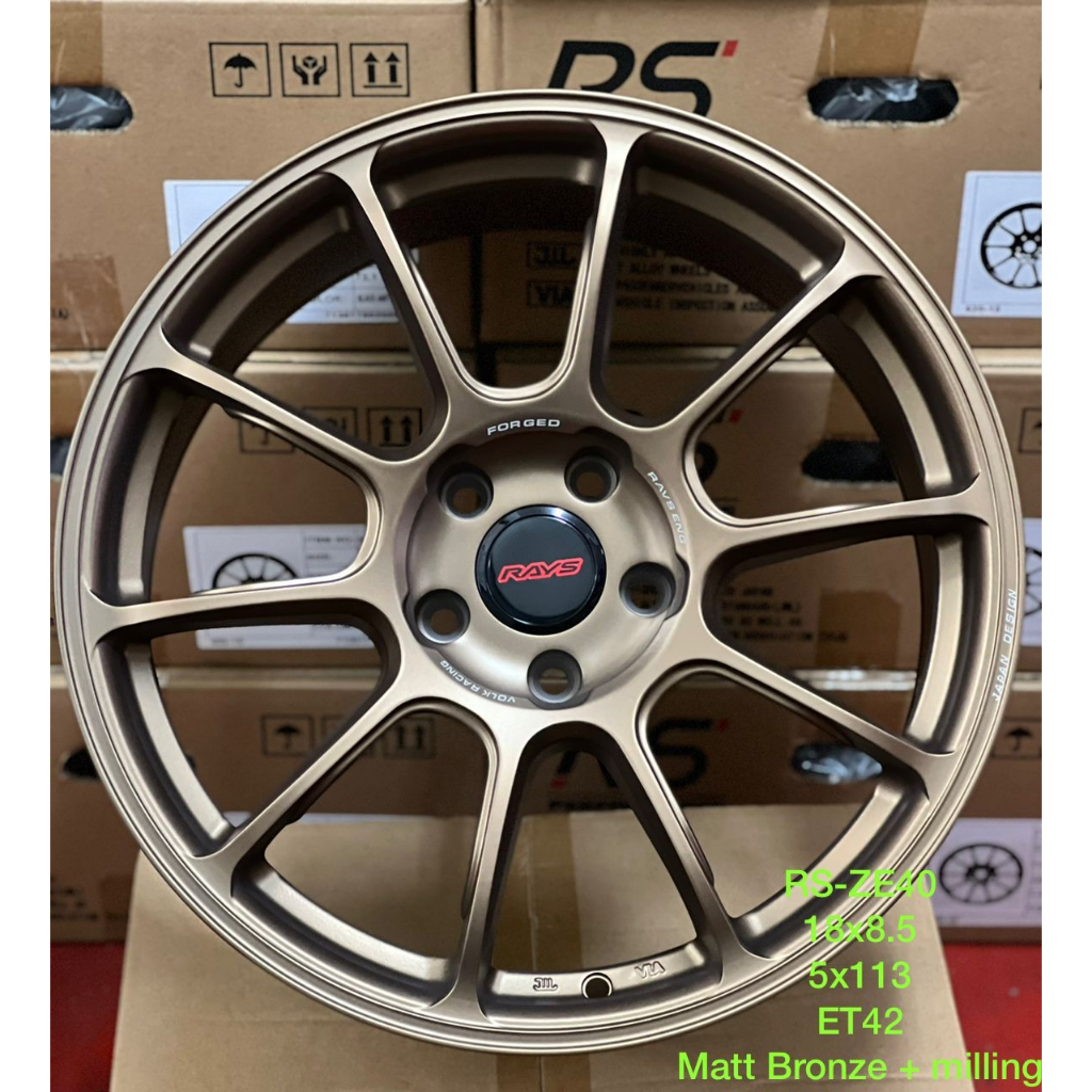 SPORT RIM ZE40 - 18X8.0JJ/18X8.5JJ 19X8.5JJ 5H113 BRONZE / BLACK ...