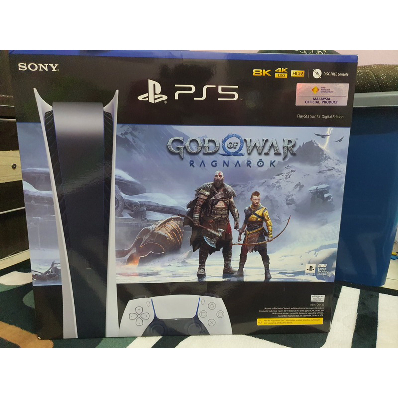 PS5 God Of War Ragnarok Bundle Newset Seal Box 1 Year Warranty By Sony ...