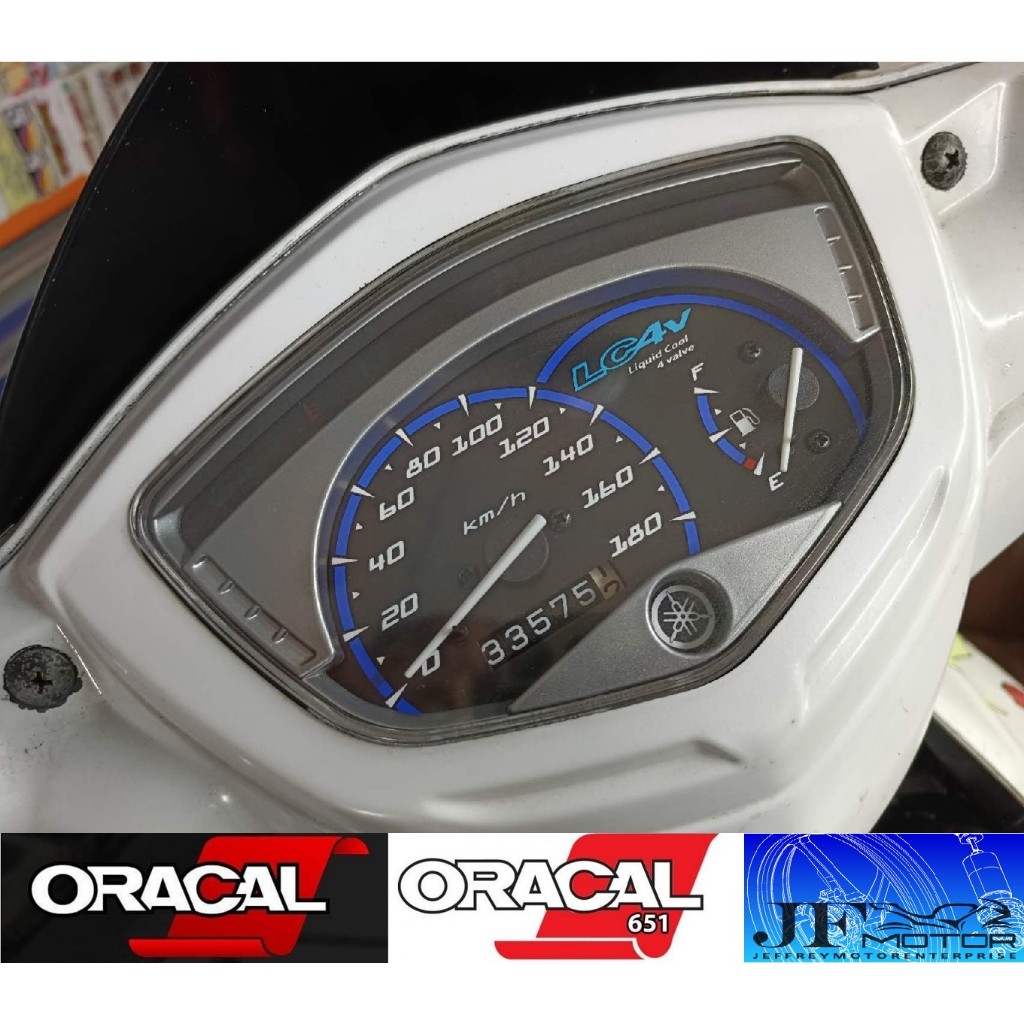 Yamaha Lc135v1 Meter Tinted Lc135 Old Sticker Meter | Shopee Malaysia