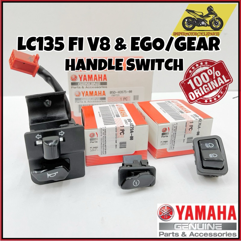 LC135 Fi V8 EGO GEAR LC V8 FI KIRI KANAN LH RH HANDLE SWITCH STARTER ...