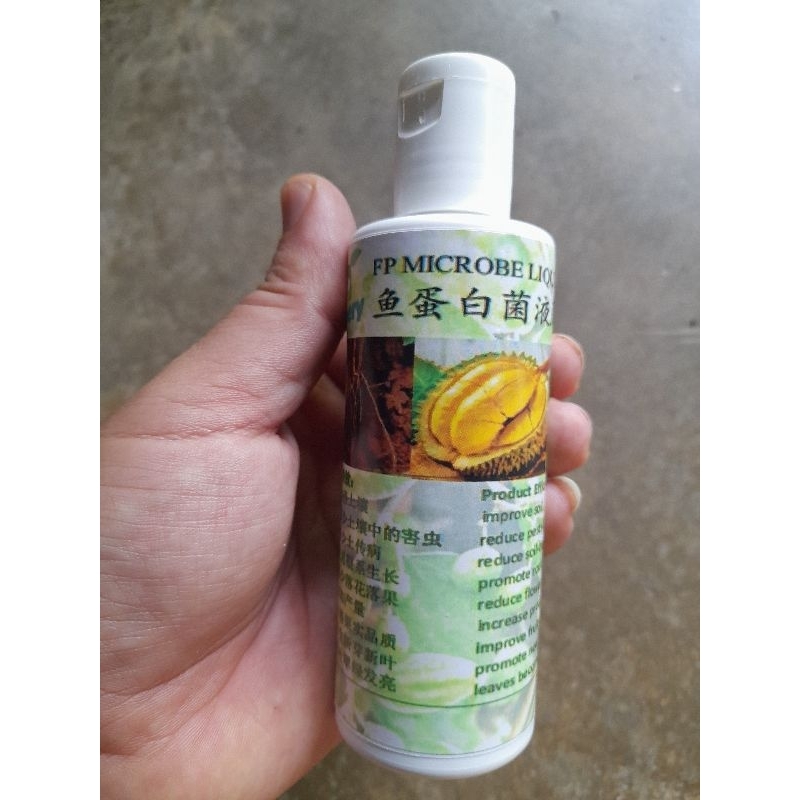 FP MICROBE LIQUID FERTILIZER 鱼蛋白菌液肥 100ml (𝗔𝗗𝗔 𝗕𝗔𝗨 有点味道） | Shopee Malaysia