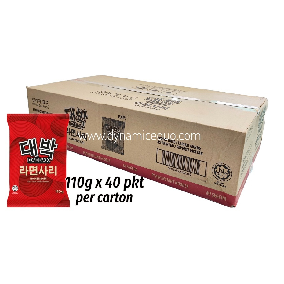 [40 PKT] Mamee Daebak Korean Ramensari 110g x 40pkt Halal Korean Plain ...