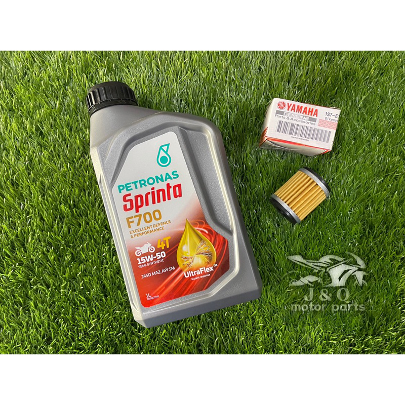 PETRONAS SPRINTA ENGINE OIL F700 4T 15W-50 SEMI SYNTHETIC 100% ORIGINAL ...