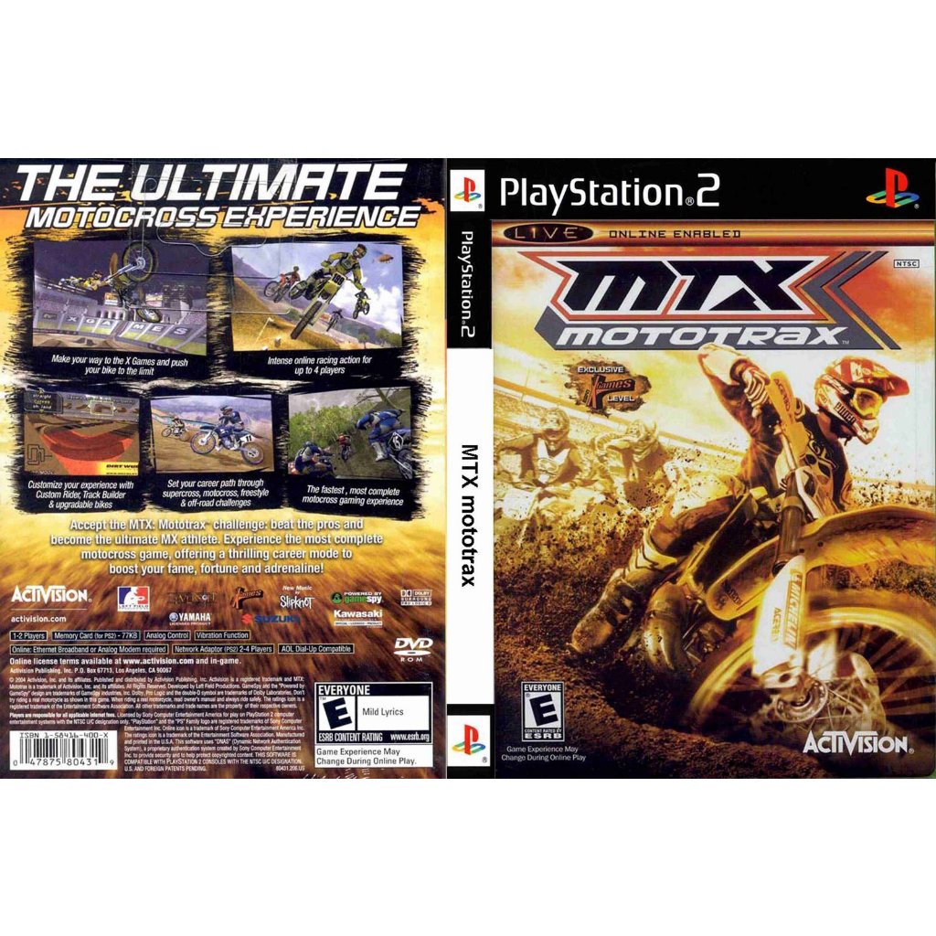 PS2 DVD Games Collection MTX Mototrax | Shopee Malaysia