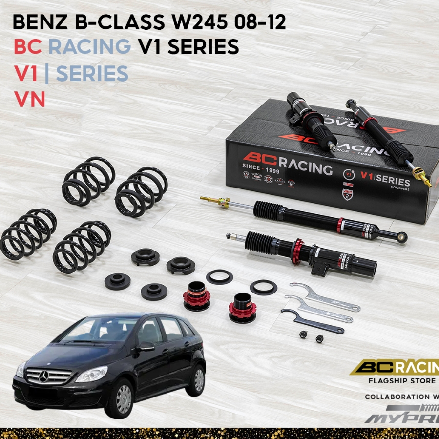 BC Racing V1 Series High Low Soft Hard Adjustable Absorber for Benz B ...