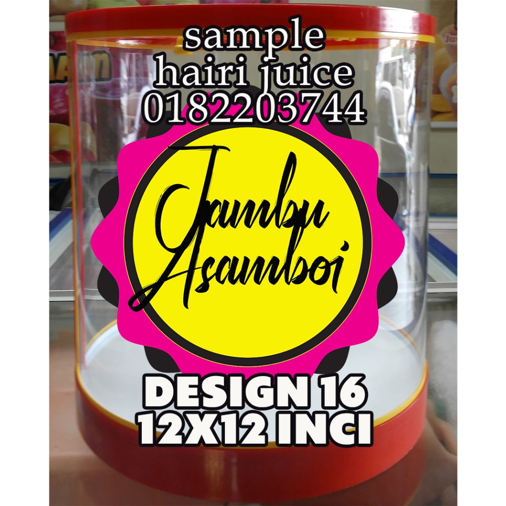 Sticker Air Balang Jambu Asam Boi Kalis Air PVC | Shopee Malaysia