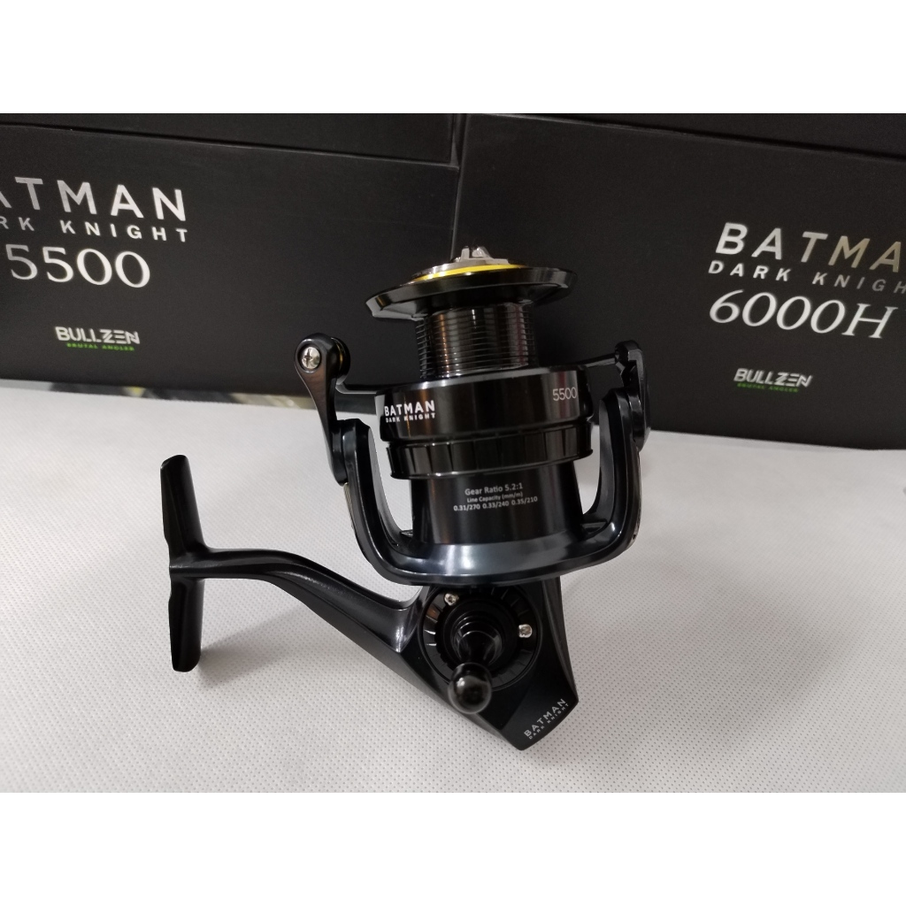 2022 Bullzen Batman Dark Knight Limited Edition SW Spinning Reel 1 Year ...
