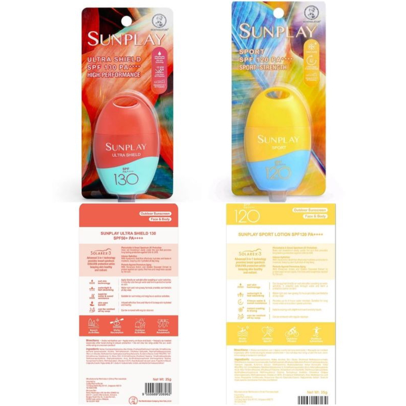 MENTHOLATUM SUNPLAY SPORT / ULTRA SHIELD ( SUNPLAY SPORT 50 / SUNPLAY ...