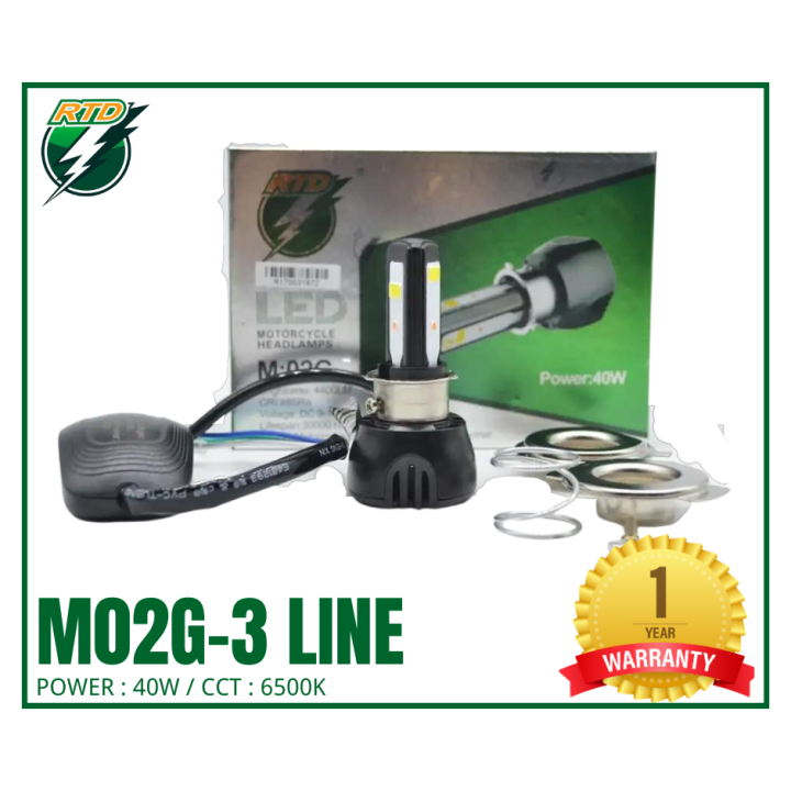 RAYTON RTD AC/DC M02G-3 lines PNP LED MOTORCYCLE HEADLIGHTS | (ORIGINAL ...