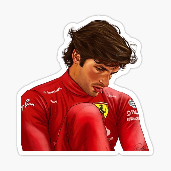 Carlos Sainz Stickers v2 | Shopee Malaysia