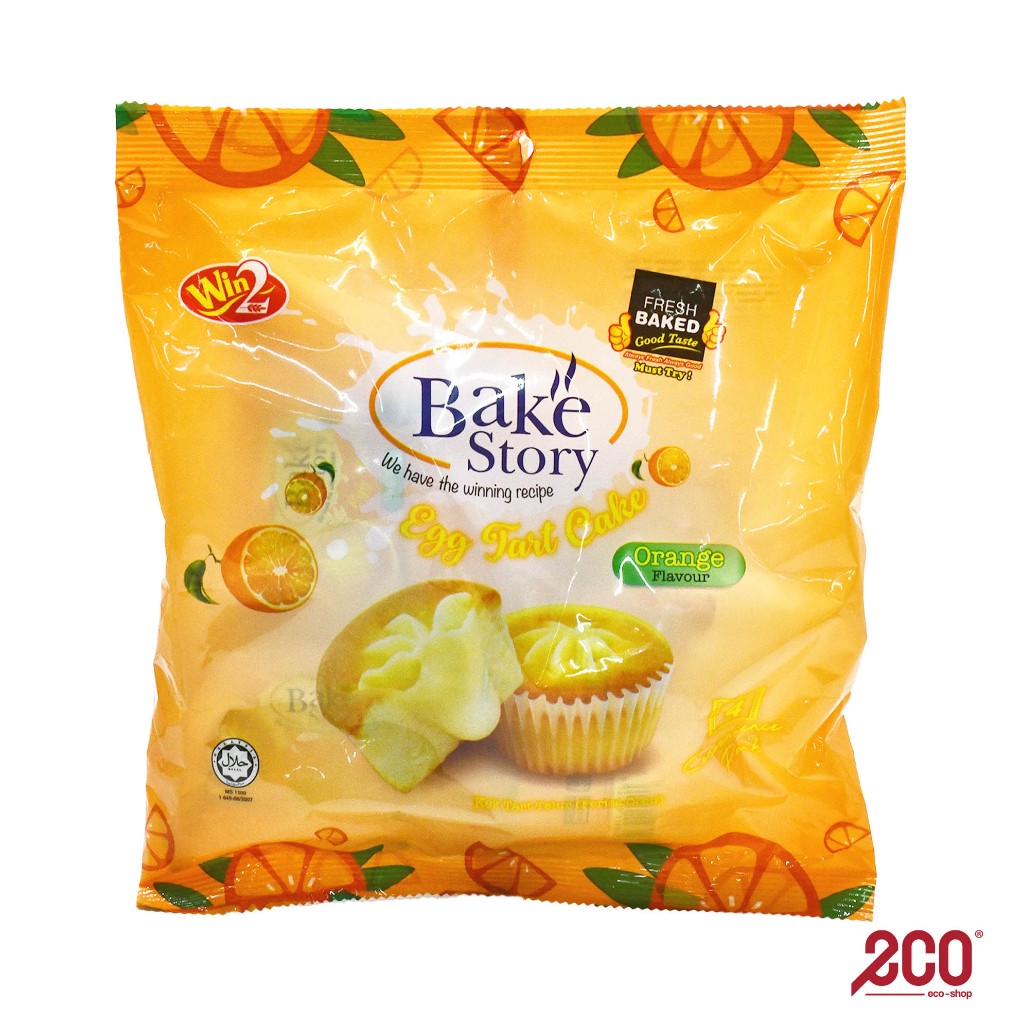 Win2 Bake Story Orange Flavour Egg Tart Cake (4S x 25g) - AC-L001-T02 ...