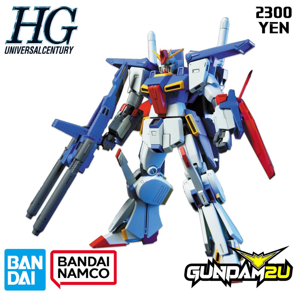 BANDAI HG 1/144 ZZ Gundam - High Grade HGUC 111 Gundam Double Zeta Plastic Model Kit - Gundam2U ...