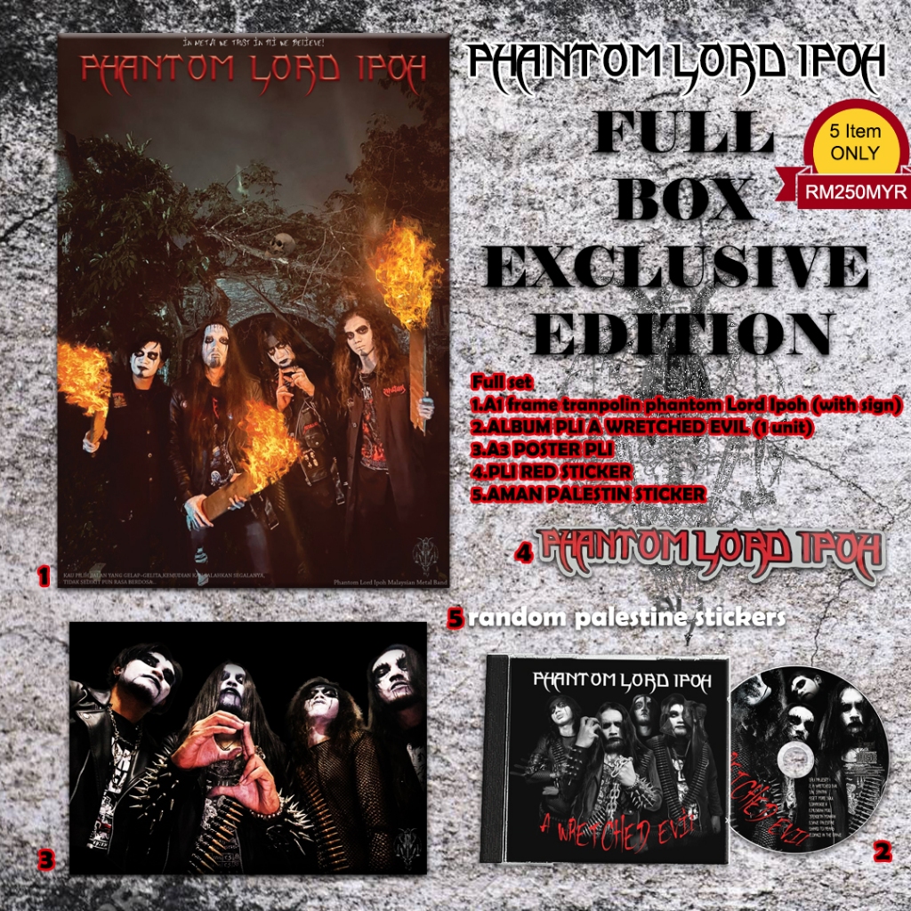 A1 frame Phantom Lord Ipoh with signature full lineup FREE Fullset ...