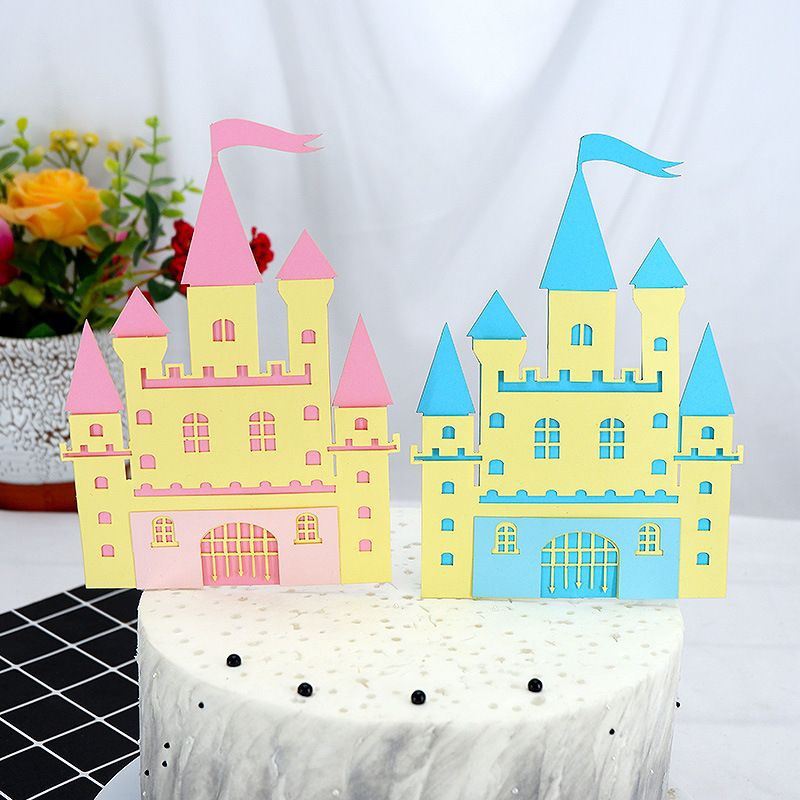 Princess Castle Cake Topper/Castle Paper Topper/Birthday Girl Cake ...