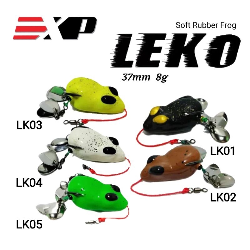 EXP LEKO SOFT RUBBER FROG 37MM/8G | Shopee Malaysia