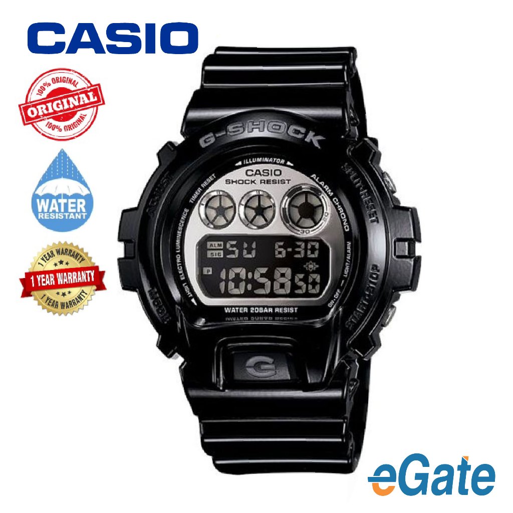 [100% Original] Casio G-Shock DW-6900NB-1DR Men Digital Sporty Mirror ...