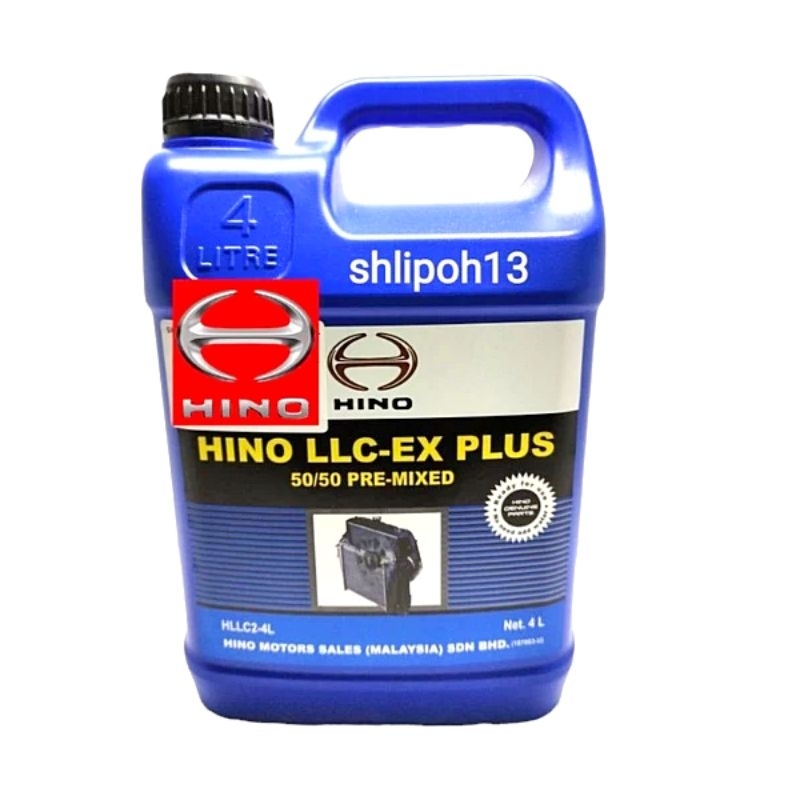 Hino 50/50 Pre-Mixed (BLUE) Coolant 4 Litre HLLC2-4L | Shopee Malaysia