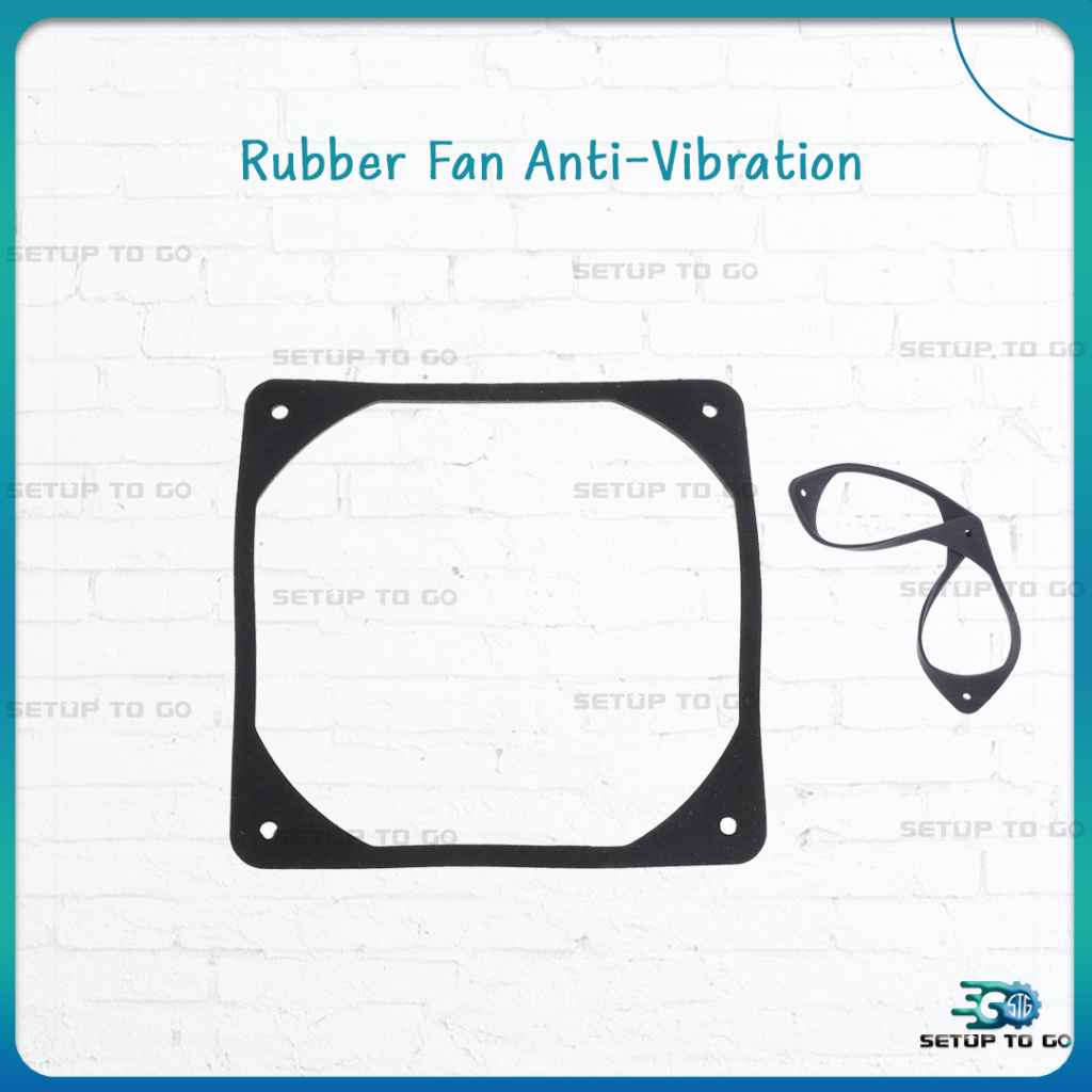 12cm Silicone Rubber Fan Anti-Vibration Rubber Gasket Shock-proof ...