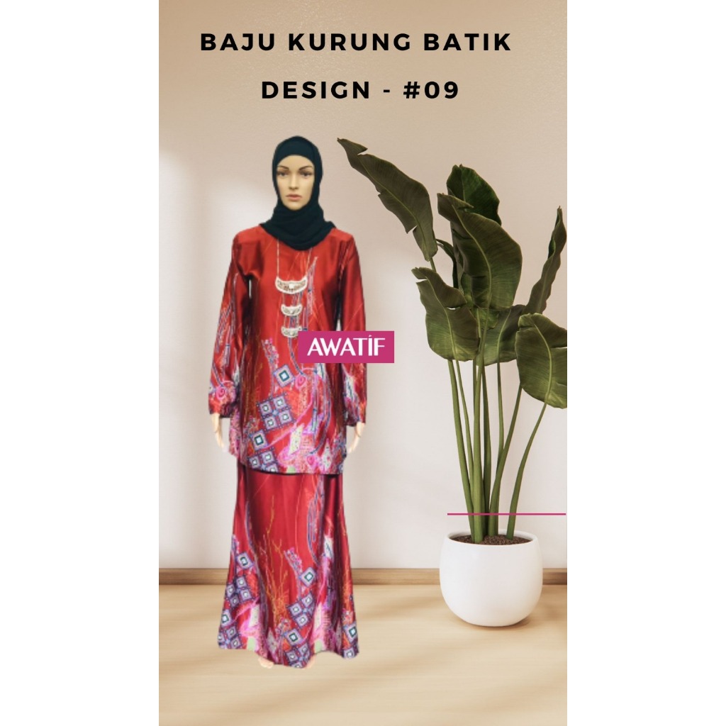 Baju Kurung Batik Malaysia Kerajaan Baju Kurung Moden Kurung Women ...