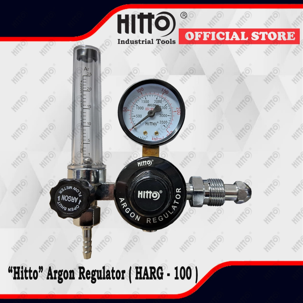 [100%] Hitto Argon Regulator Welding / Flowmeter MIG TIG Regulator ...