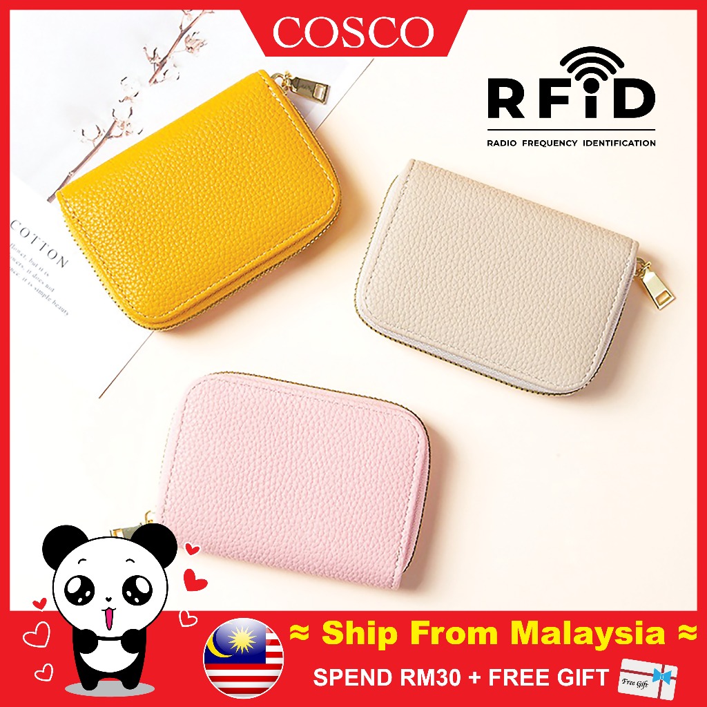 MALAYSIA STOCK COSCO B179 RFID Wallet New Luxury Women Short Wallet ...