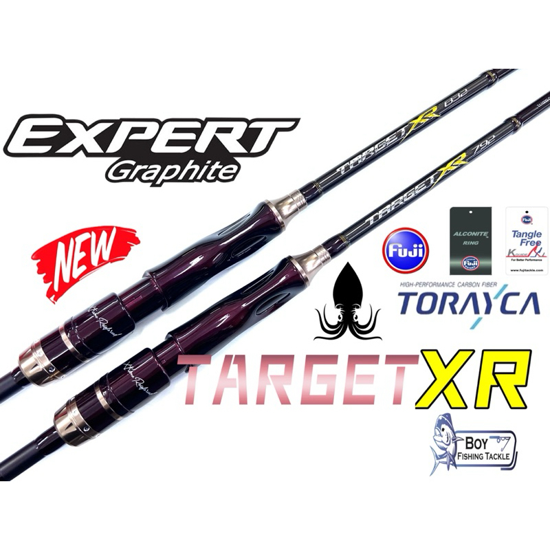 2023 NEW EXPERT GRAPHITE TARGET XR EJING ROD EGING FISHING ROD LANDBASE JIGGING | Shopee Malaysia