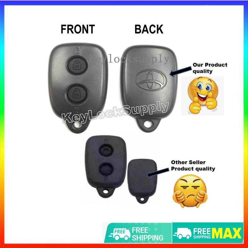 TOYOTA Avanza / Rush 2 Button remote case casing or Battery CR2025 ...