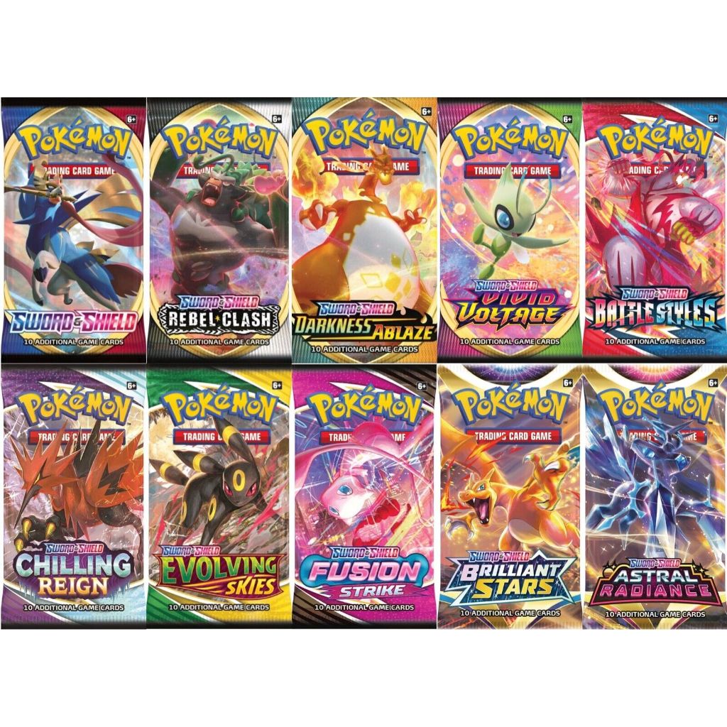 Pokemon TCG Series 1 pac Booster Pack - Pokemon 151, Silver Tempest ...