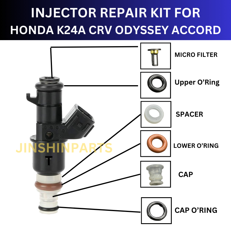 HONDA K24A K20A INJECTOR REPAIR KIT Fit HONDA CIVIC ACCORD ODYSSEY ...