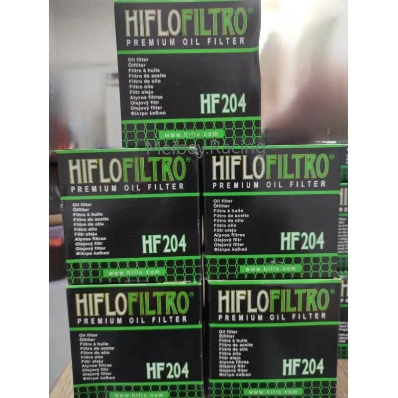 Original Hiflo Filtro Premium Oil Filter HF204 | Shopee Malaysia