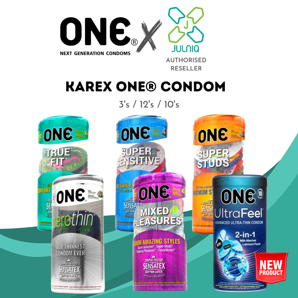 KAREX ONE ® Condom [Ultra Feel / Mixed Pleasures / Super Studs / Sensitive / True Fit / Zero ...