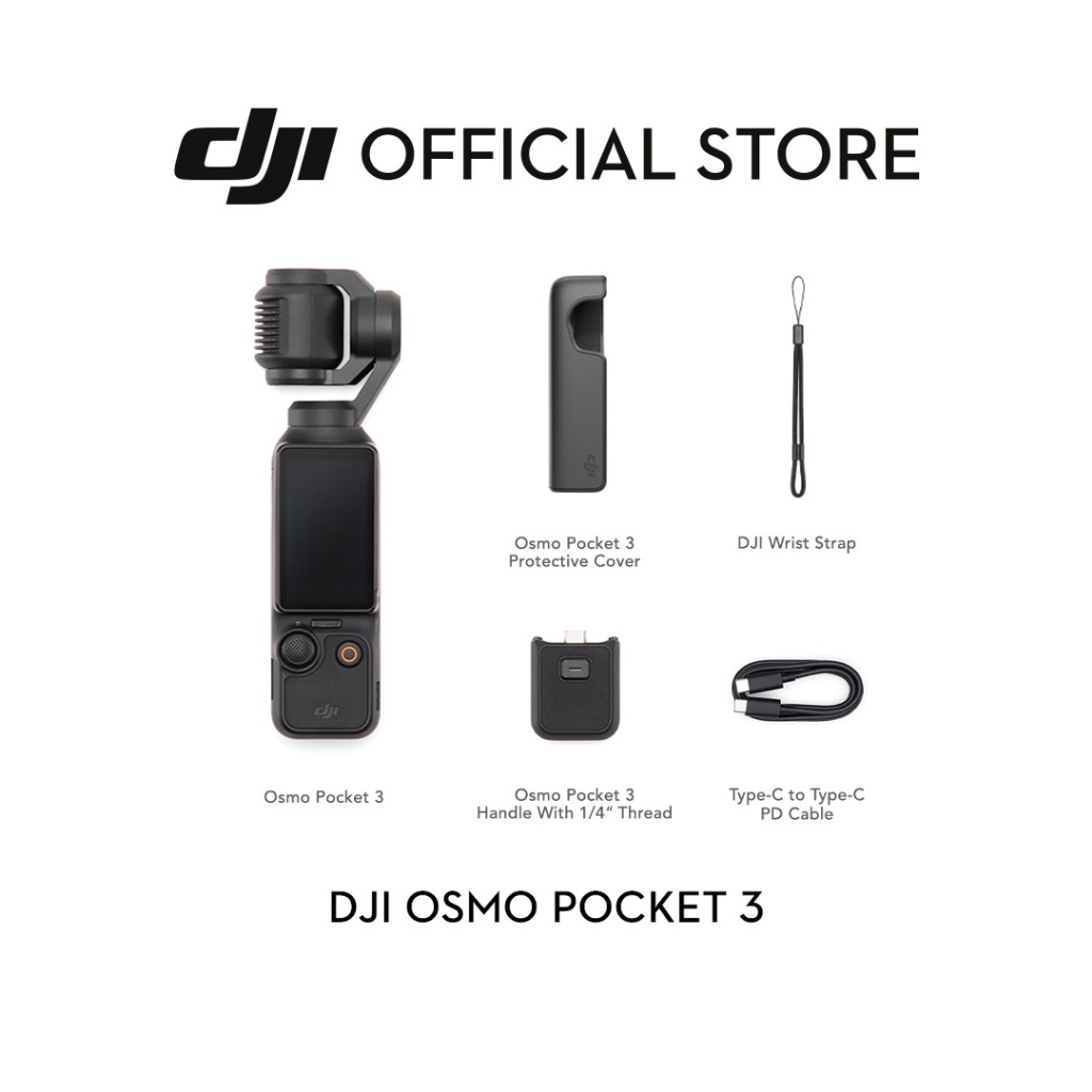 DJI Osmo Pocket 3 - Handheld | 1-Inch CMOS & 4K/120fps | 2-Inch Rotatable Screen | 3Axis Gimbal ...