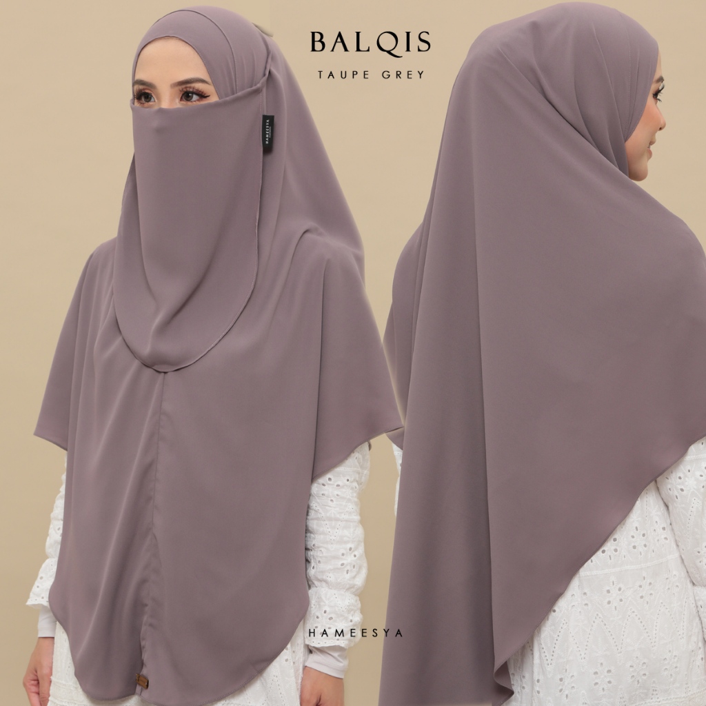 Balqis Khimar Dua Layer (Defect Item) | Shopee Malaysia
