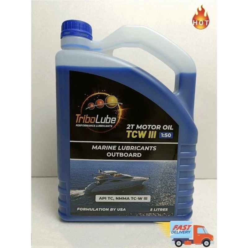 (Ready Stock) Tribolube TCW-III Outboard Motor 2T Oil Marine Lubricant ...