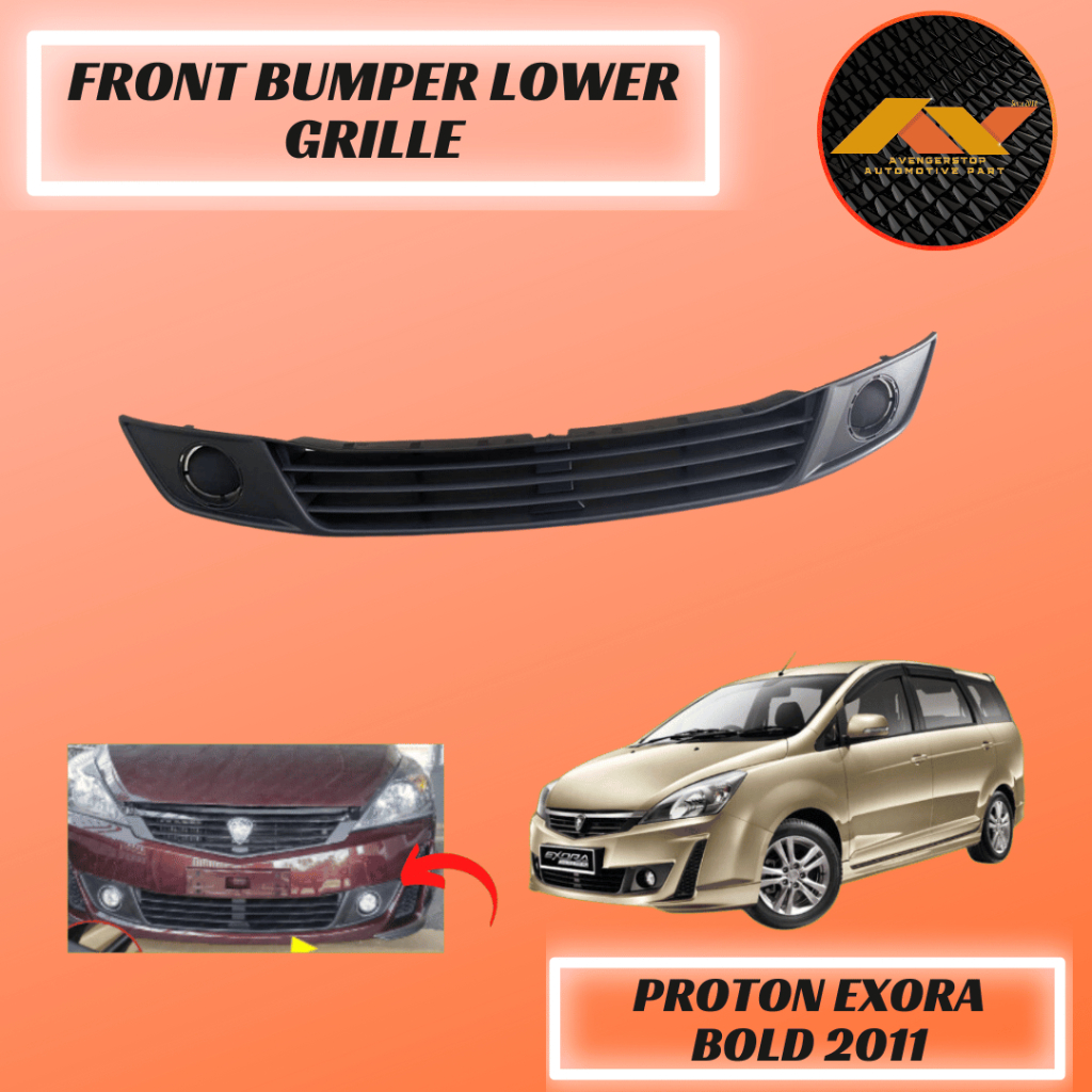 Proton Exora Bold Front Bumper Lower Grille New High Quality | Shopee ...