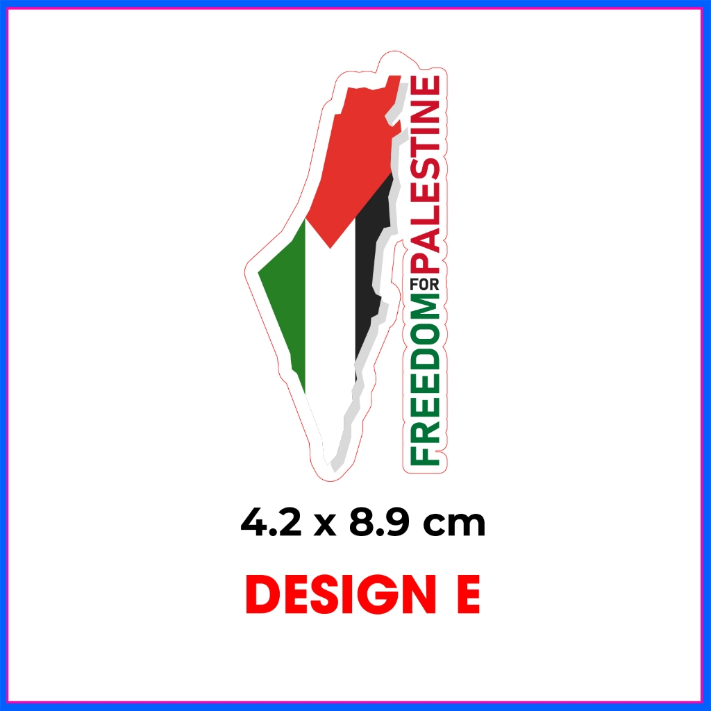 STIKER MOTOR PALESTINE FREE PALESTINE | MOTOR STICKERS SOLIDARITY FOR ...