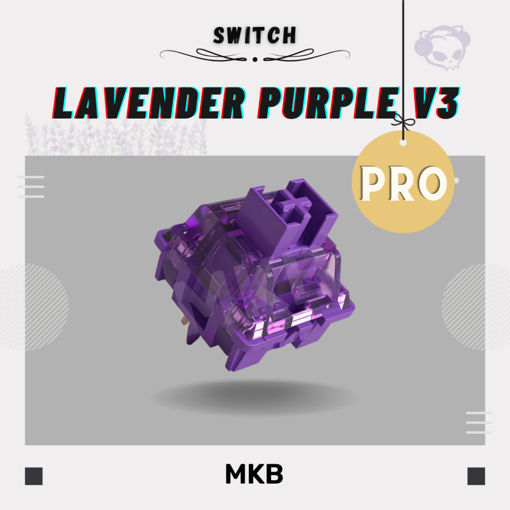 [READY STOCK] Akko Lavender Purple V3 Pro Tactile Switch for Mechanical ...