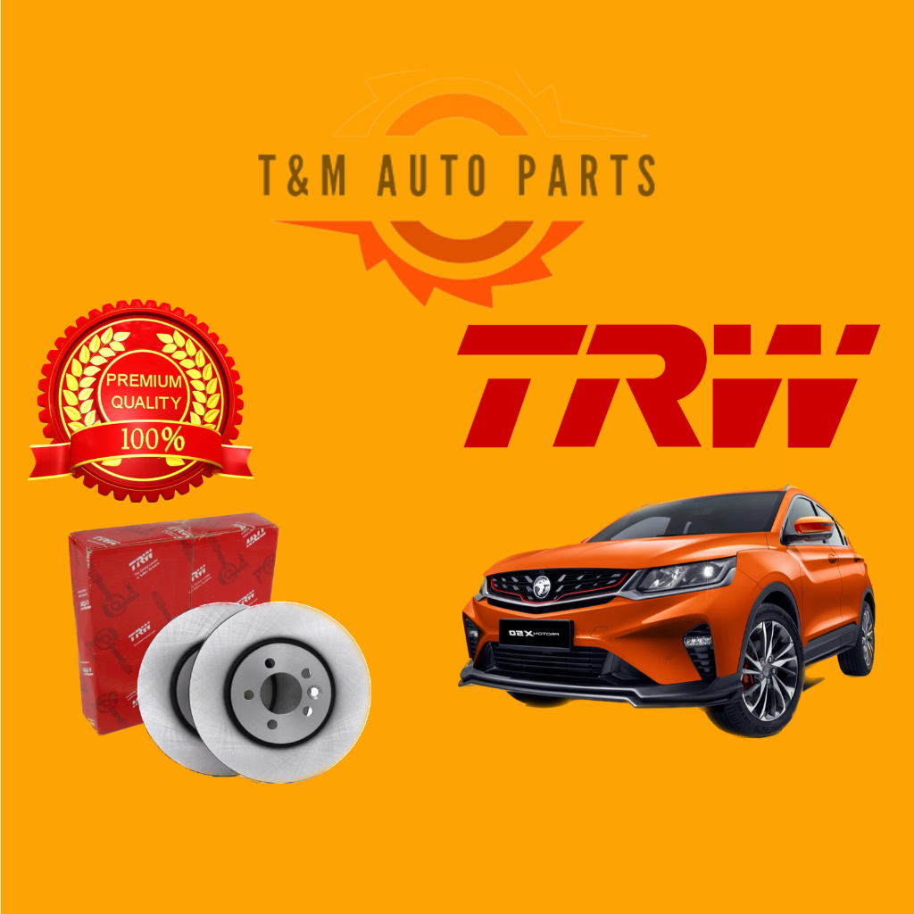 ORIGINAL TRW DISC ROTOR PROTON X50 FORNT(DF8626)/REAR(8627) | Shopee ...