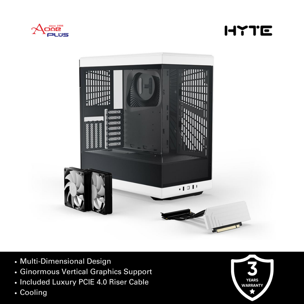 (AONE PLUS SS2) HYTE Y40 Mid-Tower Computer Case | Shopee Malaysia