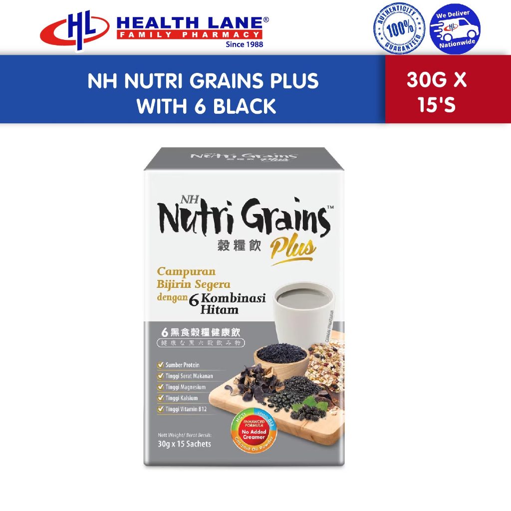 NH Nutri Grains Plus With 6 Black Provides Essential Nutrient Drinks ...