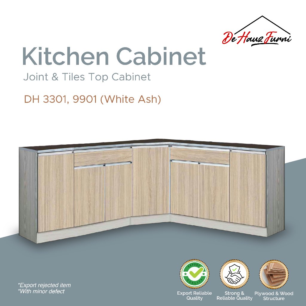 【𝐃_𝐅】Kitchen Cabinet Joint/Almari Dapur Bersambung/Kitchen Cabinet with ...