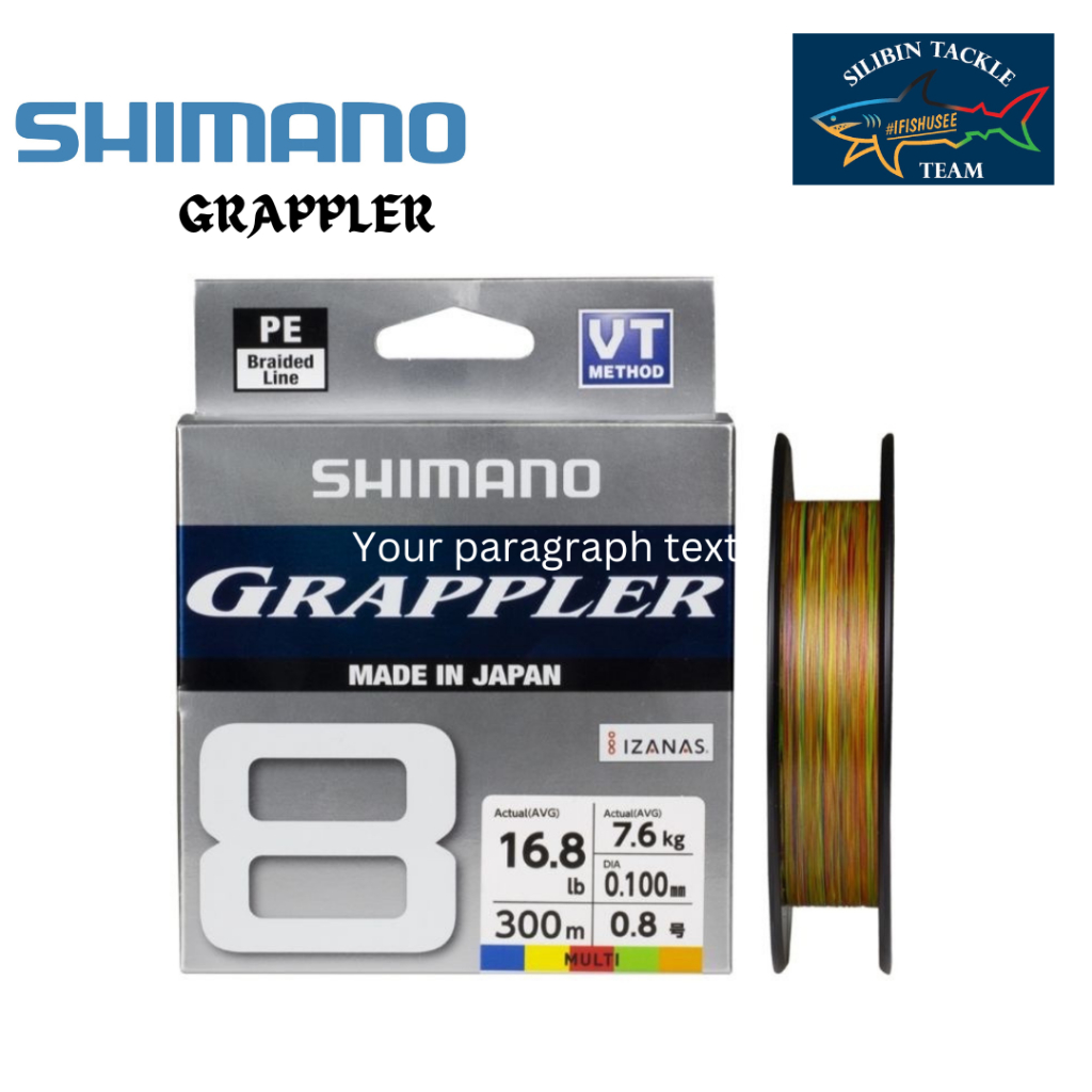 SHIMANO GRAPPLER BRAIDED LINE MADE IN JAPAN 🔥 | Shopee Malaysia