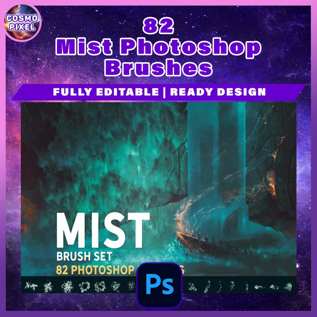 Mist Photoshop Brushes 82 - Photoshop Brush, ABR File | Shopee Malaysia