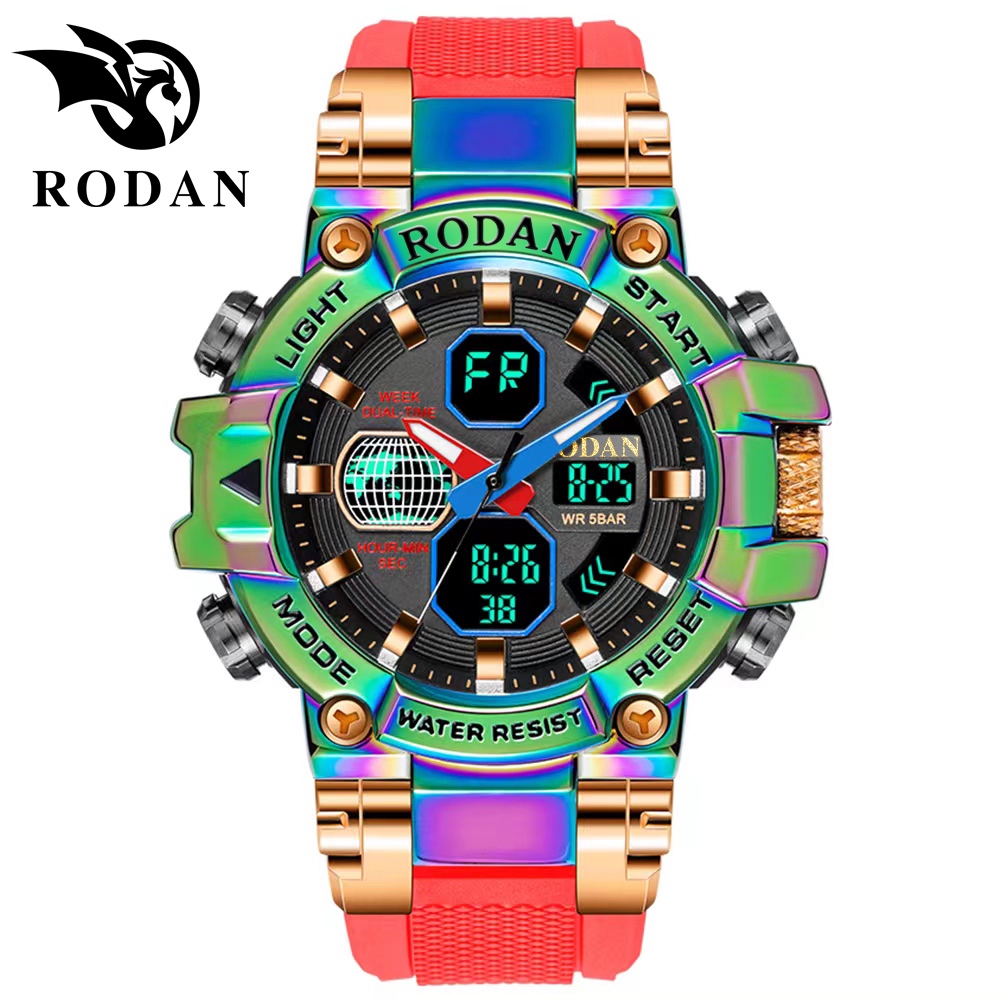 ORIGINAL RODAN MALAYSIA JAM TANGAN SUKAN LELAKI FESYEN MEWAH BARU LED ...