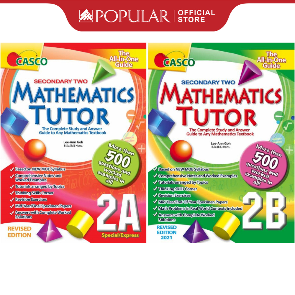 CASCO Secondary Mathematics Tutor 2A/2B (Special/Express) Revised ...