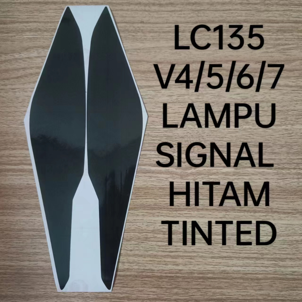 LC135 V4 , V5, V6 V7 STICKER TINTED LAMPU SIGNAL DEPAN (READY STOCK ...