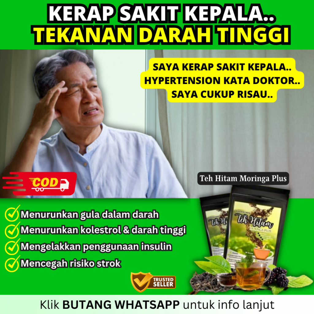 TEH HITAM MORINGA BLACK TEA HITAM MORINGA ORIGINAL NUSANTARA MORINGA ...