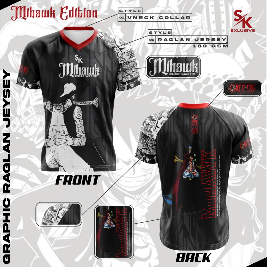 ONE PIECE (SINGLE ORDER) RAGLAN COLLAR | Shopee Malaysia